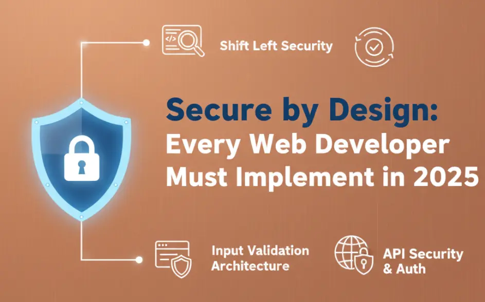 Secure by Design: Every Web Developer Must Implement in 2025